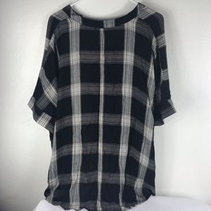 Universal Thread | Tops | Universal Thread Wrap Front Plaid Blouse ...